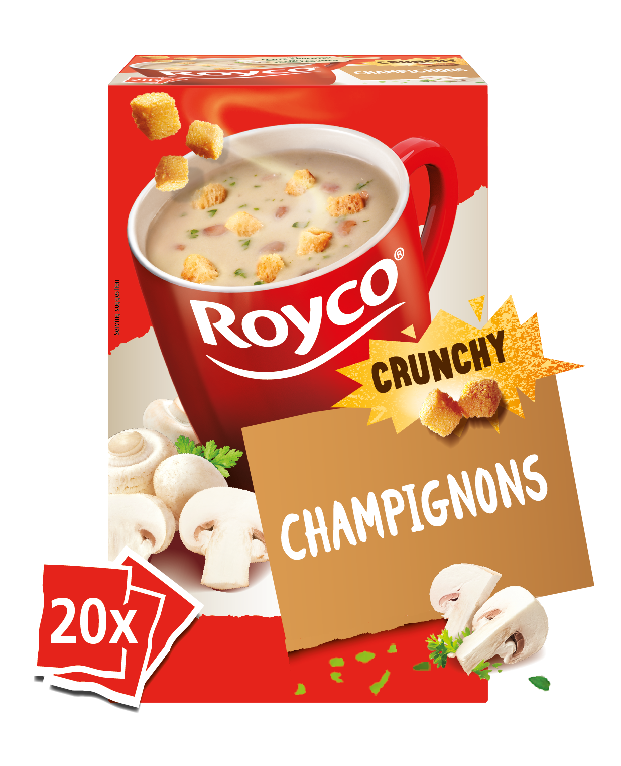 Royco Crunchy Champignons | Encourageons les pauses.
