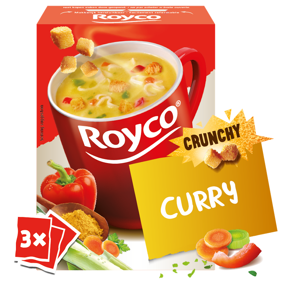 Royco Crunchy Curry | Royco, want pauze werkt!